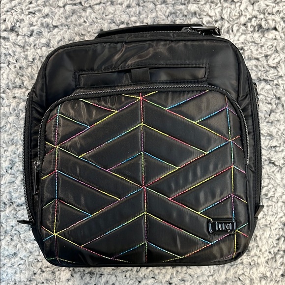 lug | Bags | Euc Lug Ranger 2 Black With Rainbow Stripe | Poshmark
